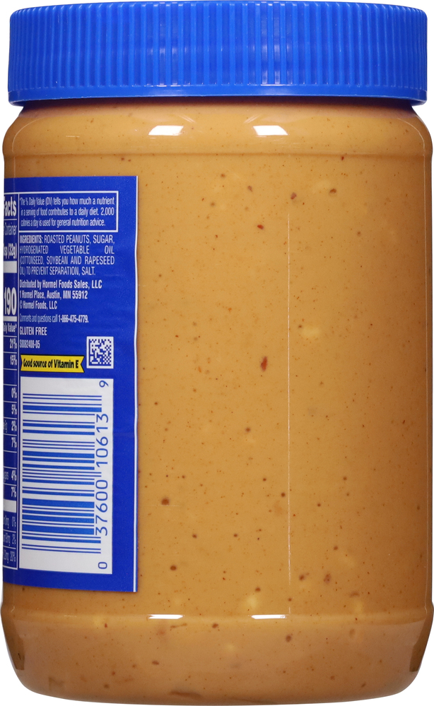 Skippy Peanut Butter, Super Chunk-Planogram-Back
