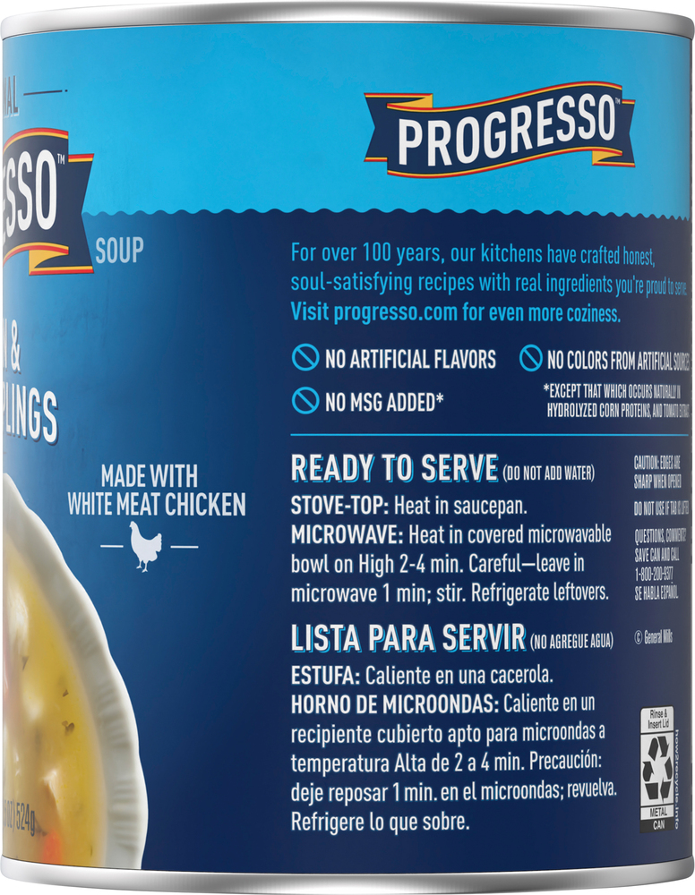 Progresso Soup, Traditional, Chicken & Herb Dumplings-Planogram-Right