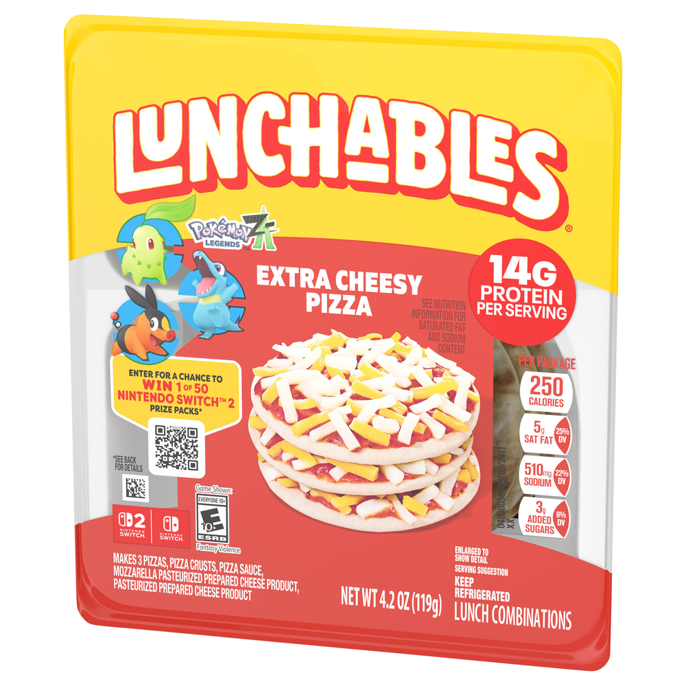 Lunchables Lunch Combinations-Front-Right-Elevated
