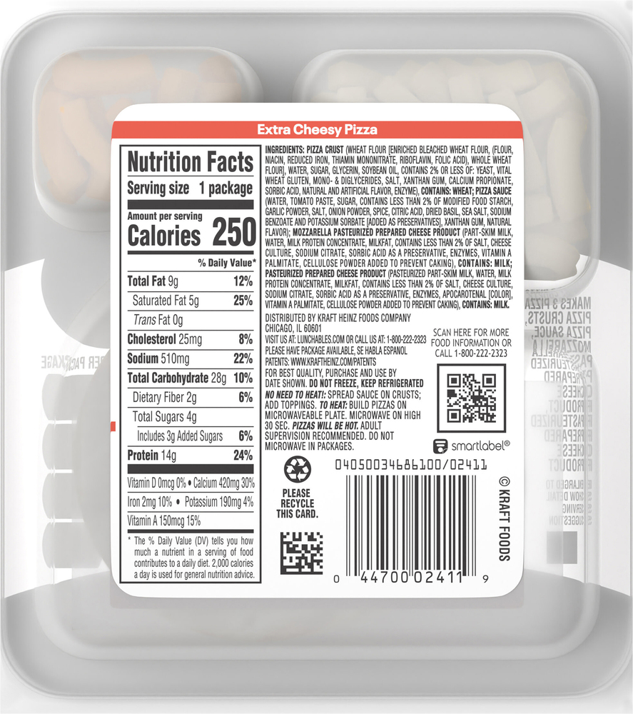 Lunchables Lunch Combinations-Planogram-Back