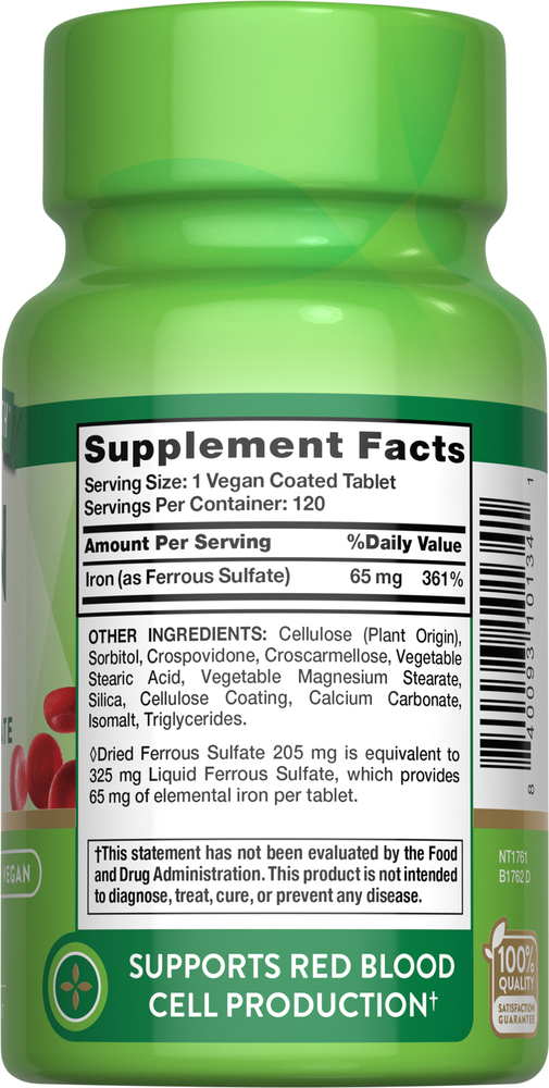 coated iron supplements