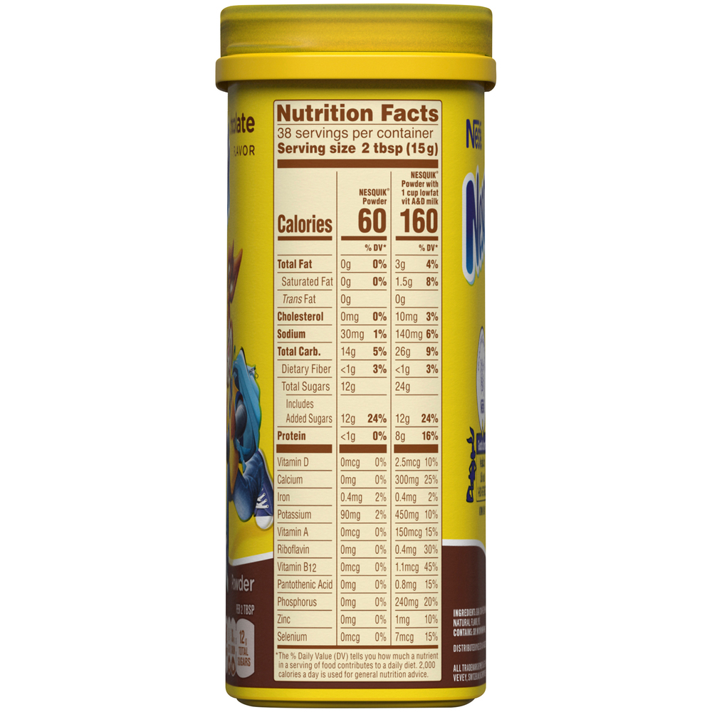 Nesquik Chocolate Flavor Powder Drink Mix-Planogram-Right