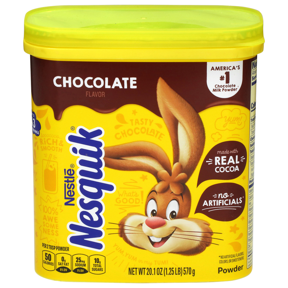 Nesquik Chocolate Flavor Powder Drink Mix-Main
