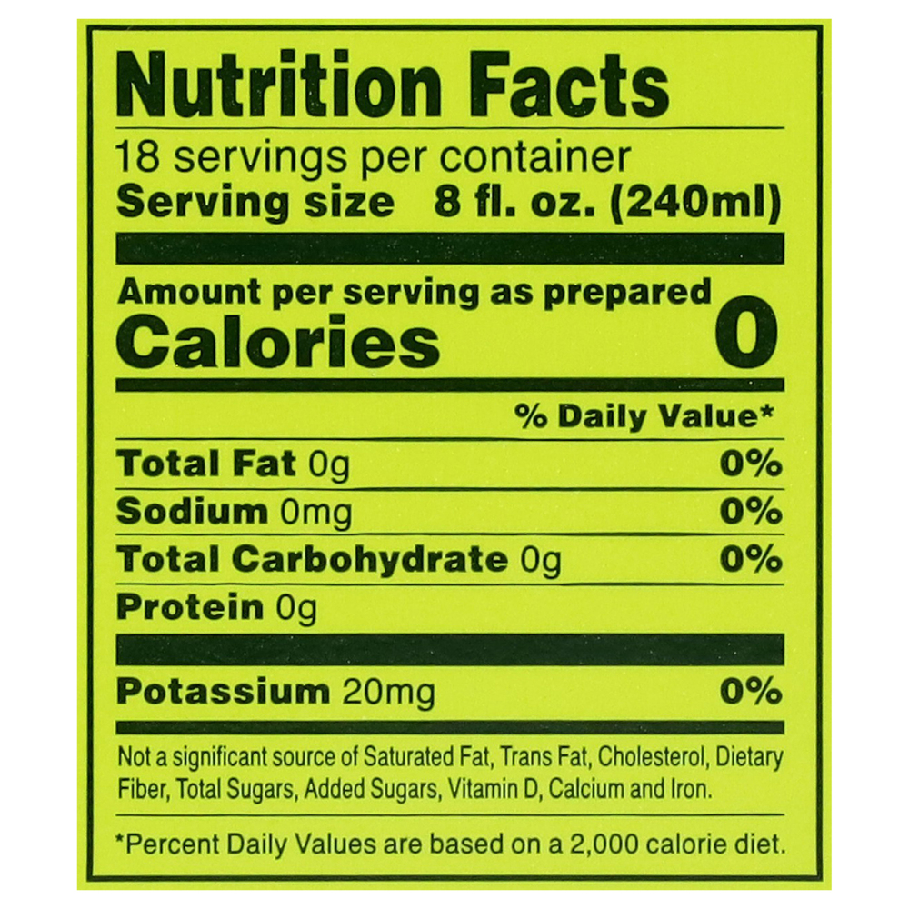 Bigelow Green Tea, with Ginger, Tea Bags-Nutrition-Facts
