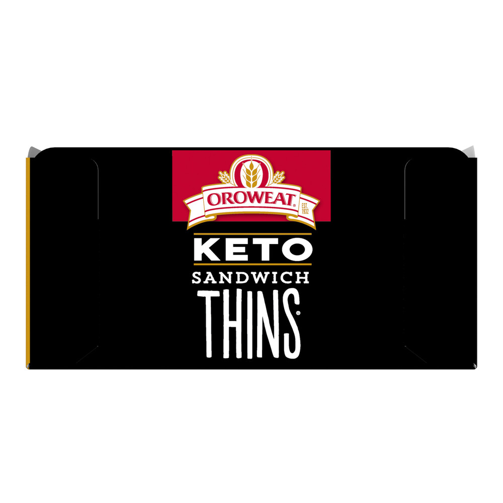 Oroweat Sandwich Thins Superior Keto Plain Pre-sliced Rolls, 6 count ...