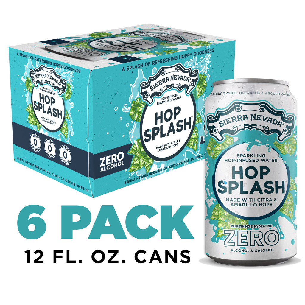 Sierra Nevada Hop Water, Hop Splash Sparkling Hop-Infused Water-Main