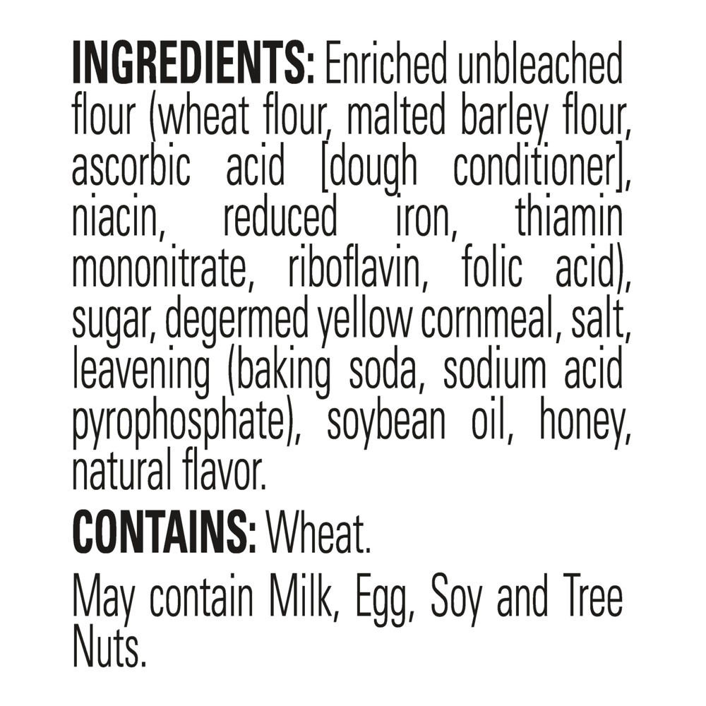 Krusteaz Honey Cornbread & Muffin Mix-Ingredients