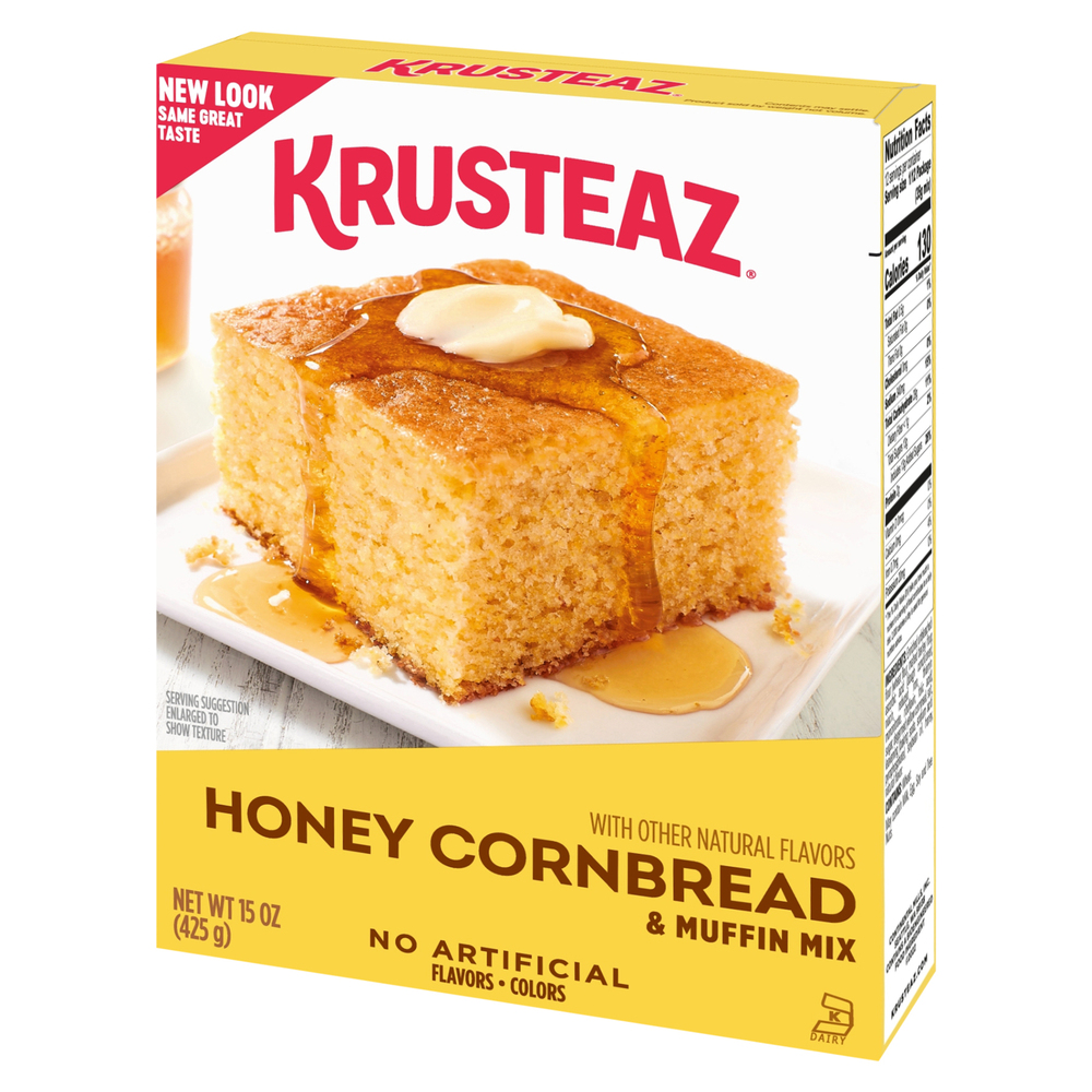 Krusteaz Honey Cornbread & Muffin Mix-Front-Right-Elevated