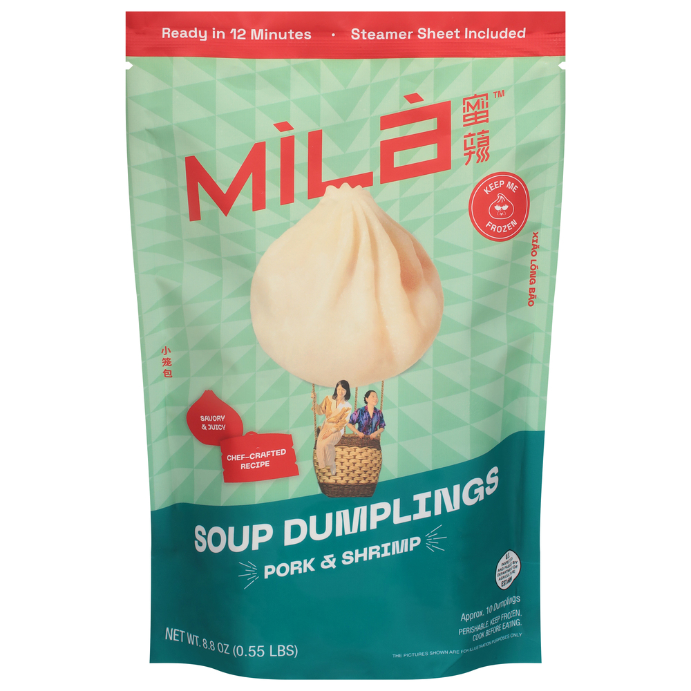 Mila Soup Dumplings, Pork & Shrimp-Main