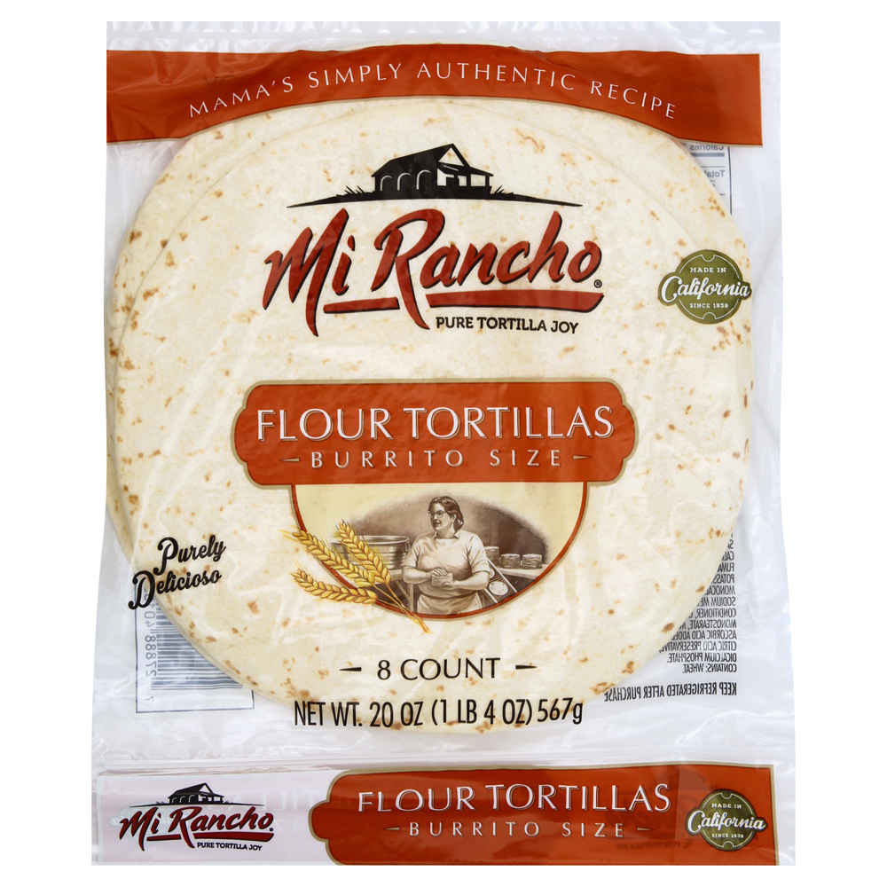 Mi Rancho Tortillas, Flour, Burrito Size-Main