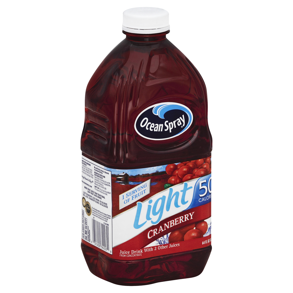 Ocean Spray Light Juice, Cran, 50-Main