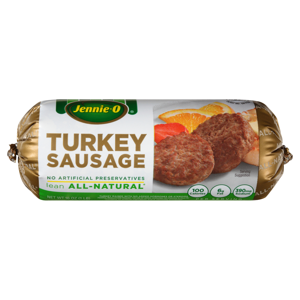 Jennie-O Fresh Turkey Sausage, Regular Seasoned-Main