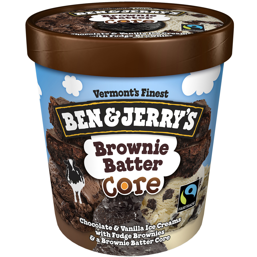 Ben & Jerry's Ice Cream, Brownie Batter Core-Hero