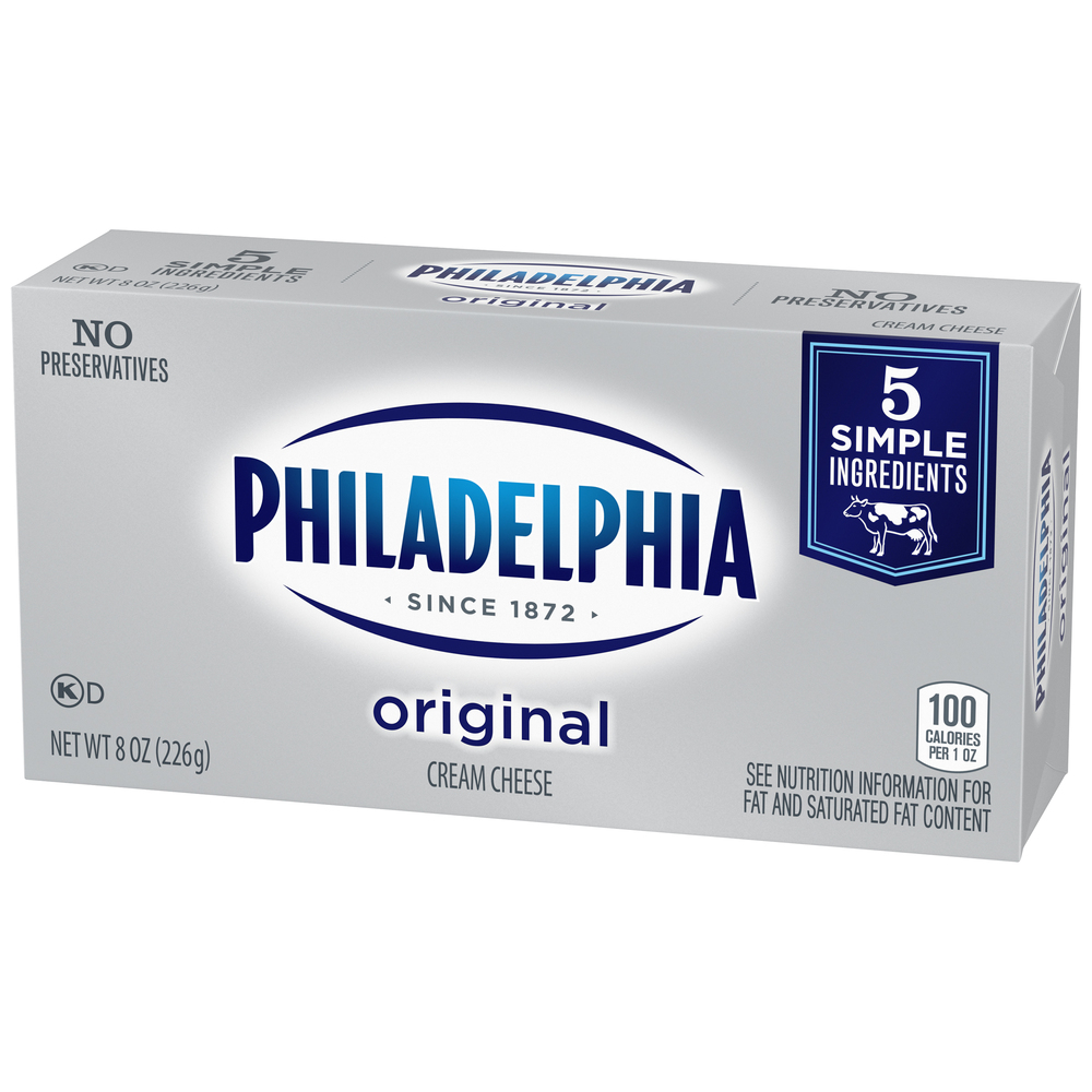 Philadelphia Original Cream Cheese-Front-Right-Elevated