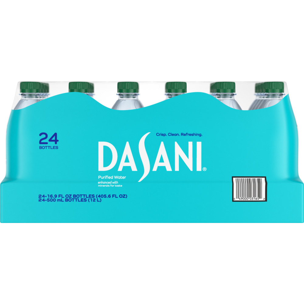 Dasani Purified Water Bottles Enhanced With Minerals-Planogram-Back