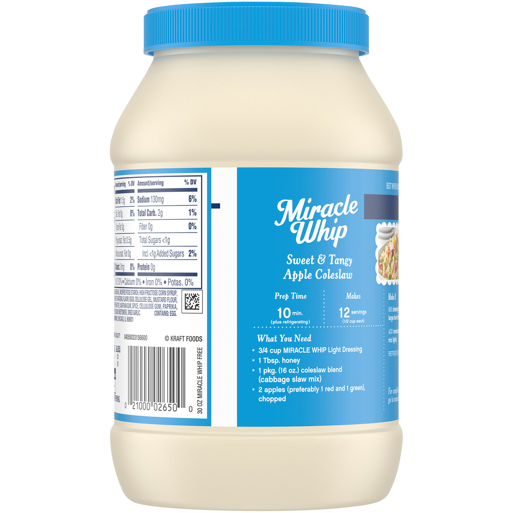 Miracle Whip Light Dressing-Planogram-Back