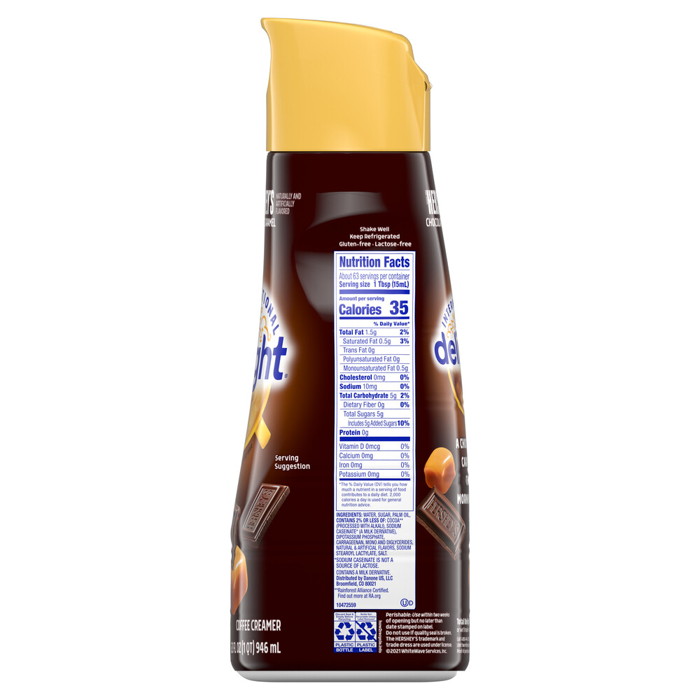 International Delight Hershey's Chocolate Caramel Coffee Creamer ...