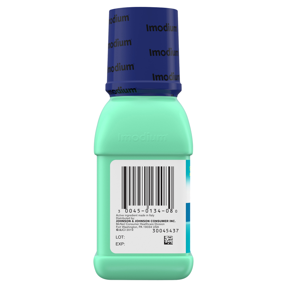 Imodium Anti-Diarrheal, Liquid, Mint-Planogram-Left