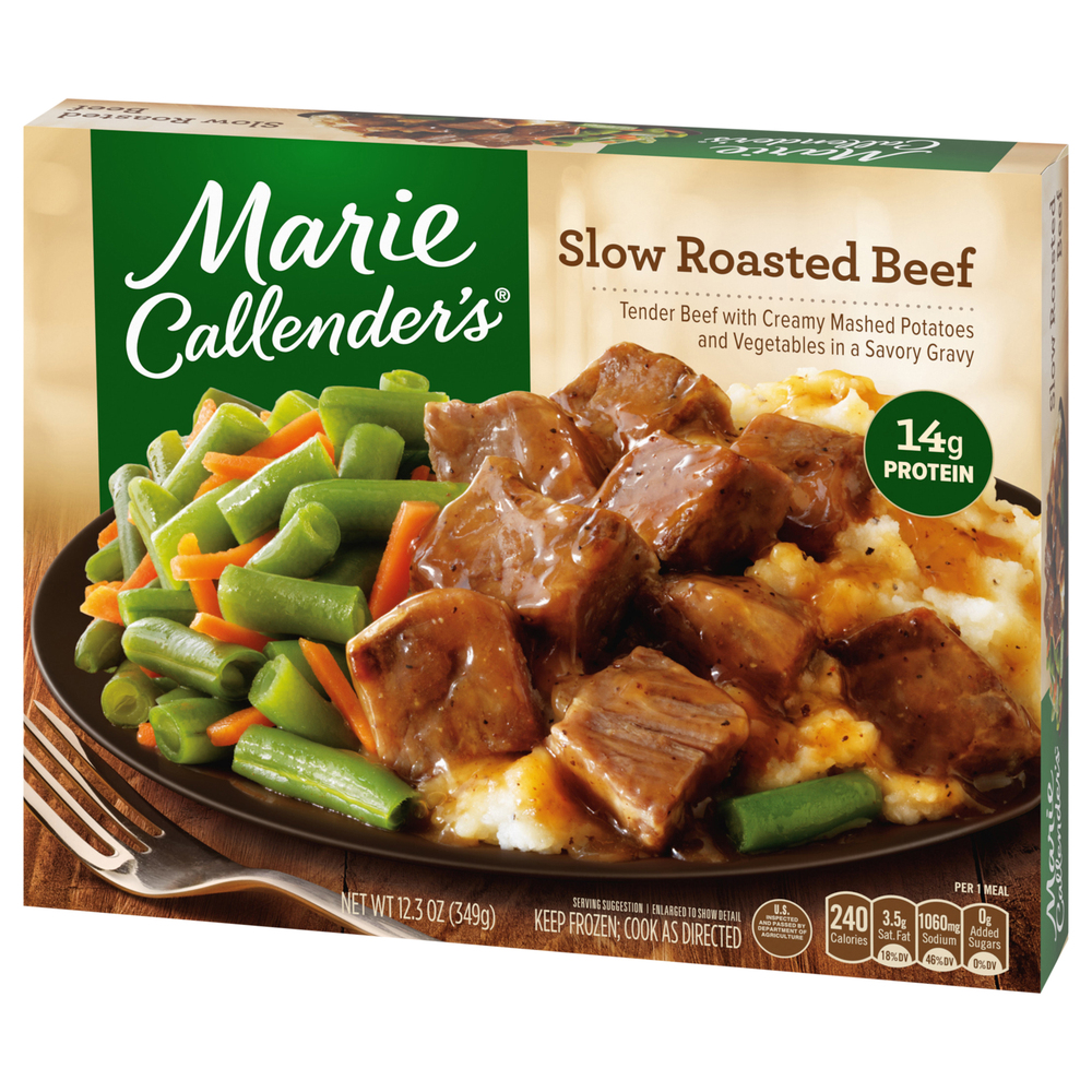 Marie Callender's Slow Roasted Beef-Front-Right-Elevated