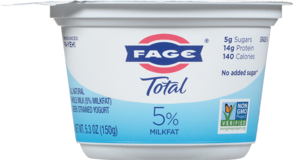 Fage Total Yogurt, Greek, Whole Milk, Strained-Main