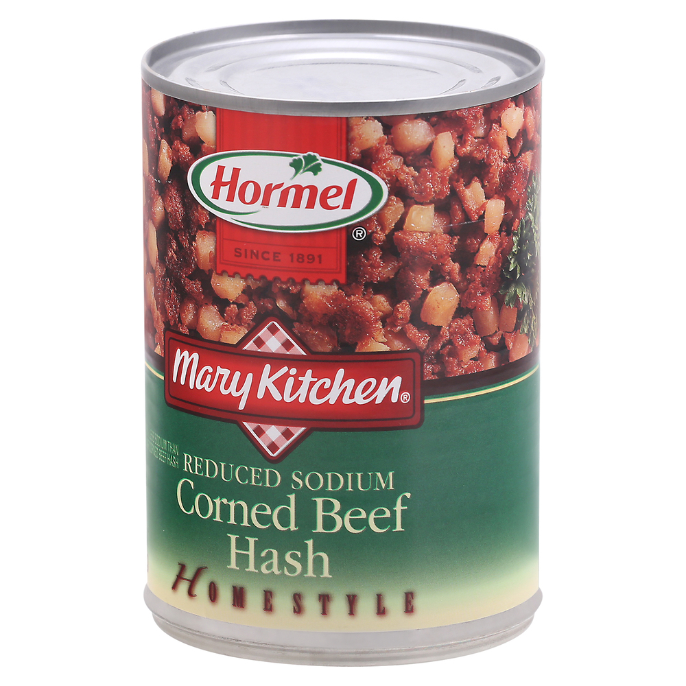 Hormel Mary Kitchen Corned Beef Hash, Reduced Sodium, Homestyle-Front ...