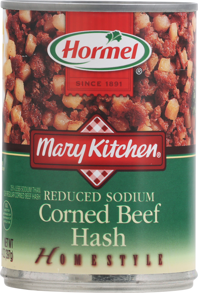 Hormel Mary Kitchen Corned Beef Hash, Reduced Sodium, Homestyle-Main