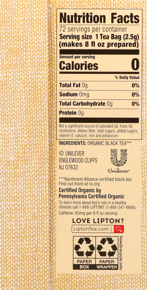 lipton facts