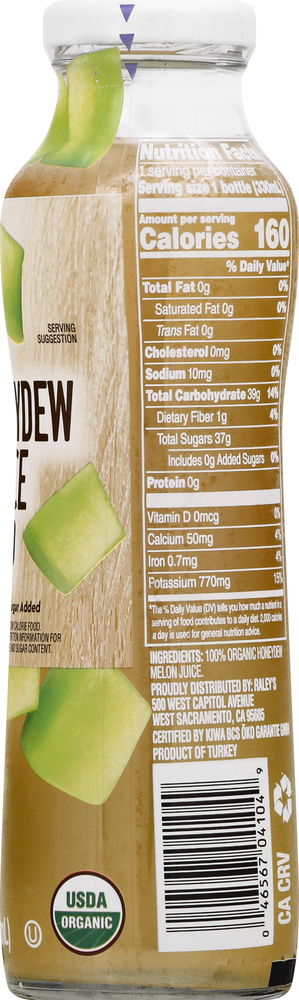 honeydew melon serving size
