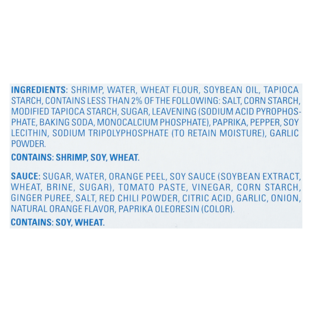 SeaPak Tempura Shrimp, Crunchy-Ingredients