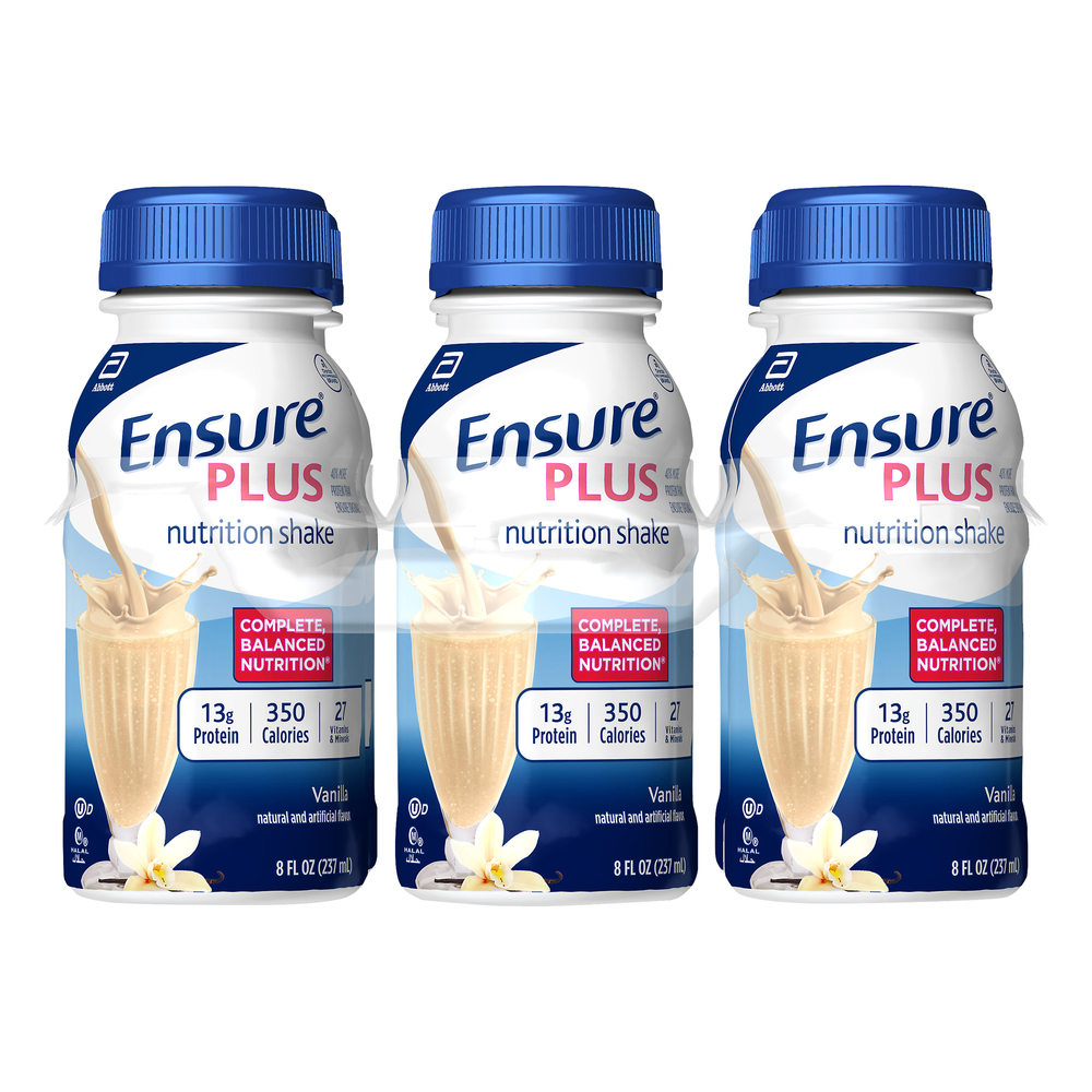Ensure Plus Plus Nutrition Shake Vanilla Ready-to-Drink Bottles-Main