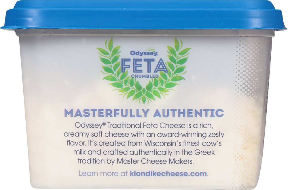 Odyssey Feta, Traditional, Crumbled-Planogram-Right