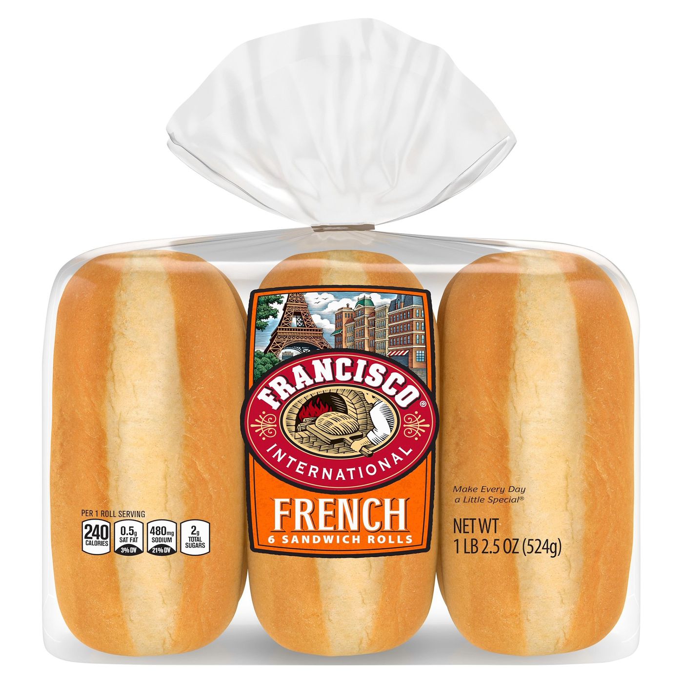 Francisco Sandwich Rolls, French-Main