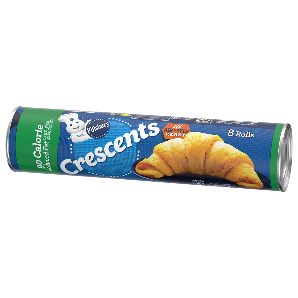 Pillsbury Grands! Crescents, Reduced Fat, Rolls-Front-Right-Elevated