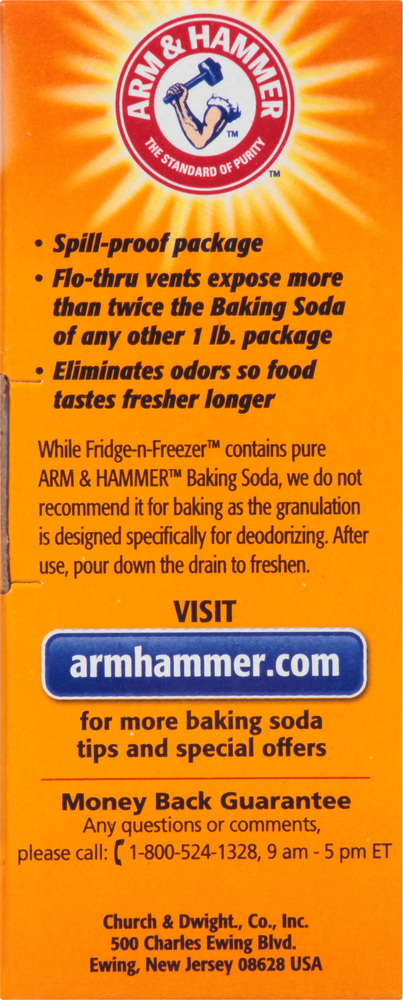 Arm & Hammer Fridge-N-Freezer Baking Soda-Planogram-Left