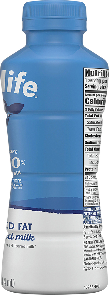 Fairlife Milk, Ultra-Filtered, Reduced Fat, 2%-Planogram-Right