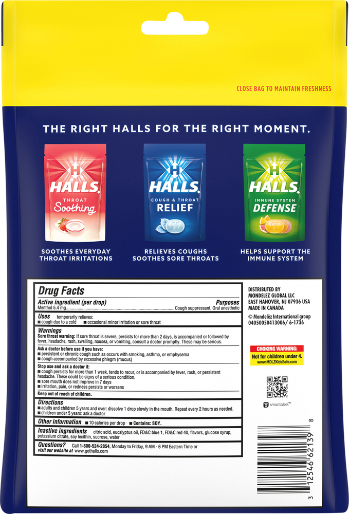 Halls Cough Drops Quotes Halls Cough & Throat Relief, Honey Lemon