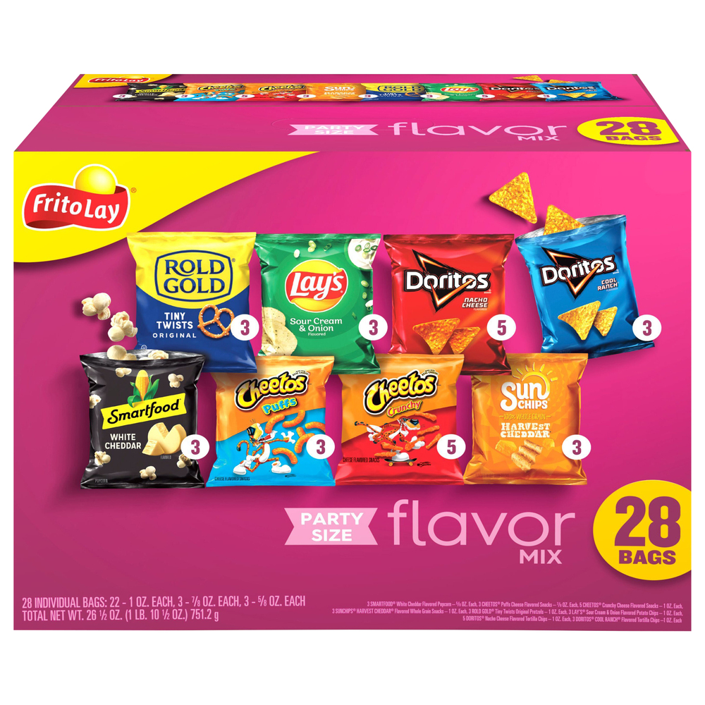 Frito Lay Flavor Mix, Party Size-Main