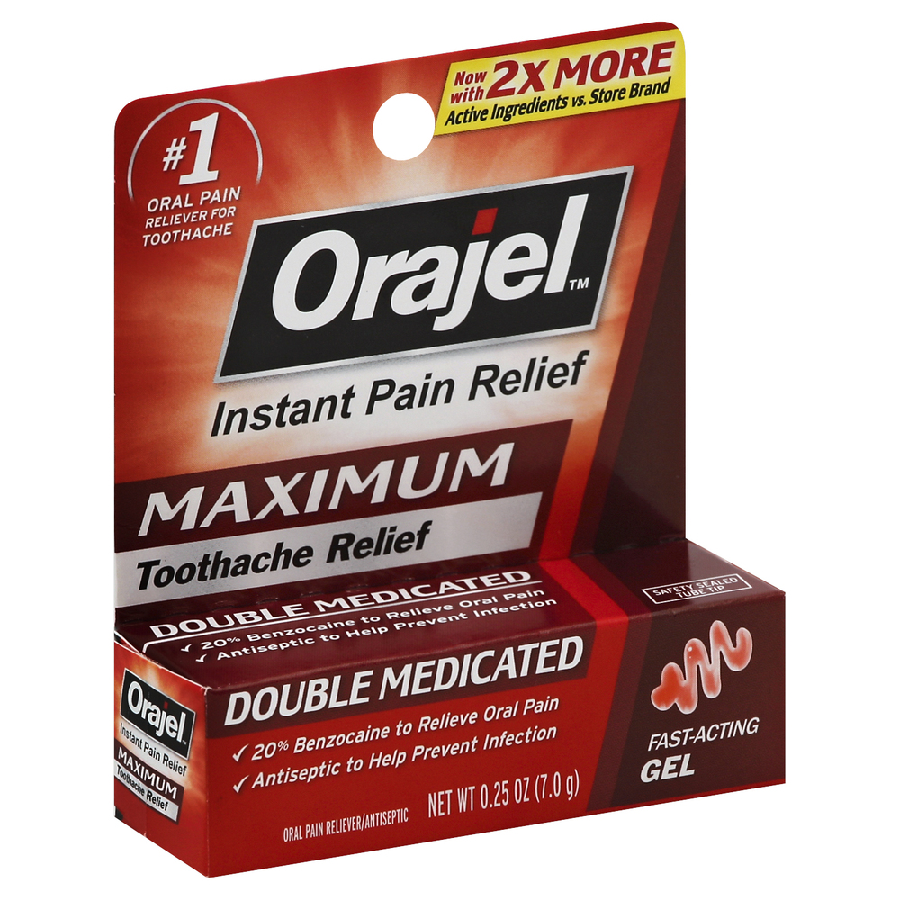 Orajel Oral Pain Reliever, Extra Strength, Gel-Main
