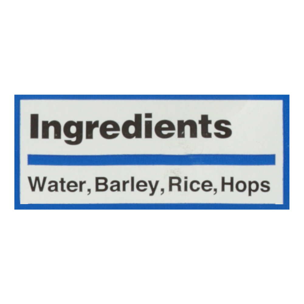 Bud Light Beer-Ingredients