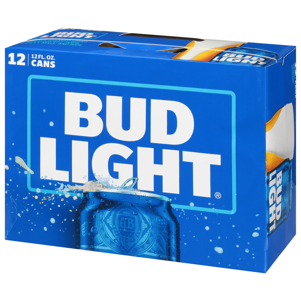 Bud Light Beer-Front-Right-Elevated