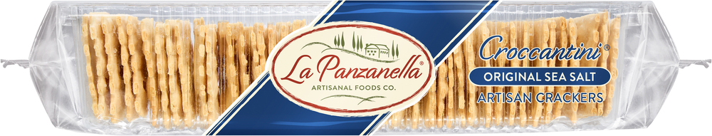 La Panzanella Croccantini Artisan Crackers, Original Sea Salt-Planogram ...