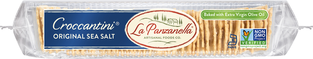La Panzanella Croccantini Artisan Crackers, Original Sea Salt-Planogram ...