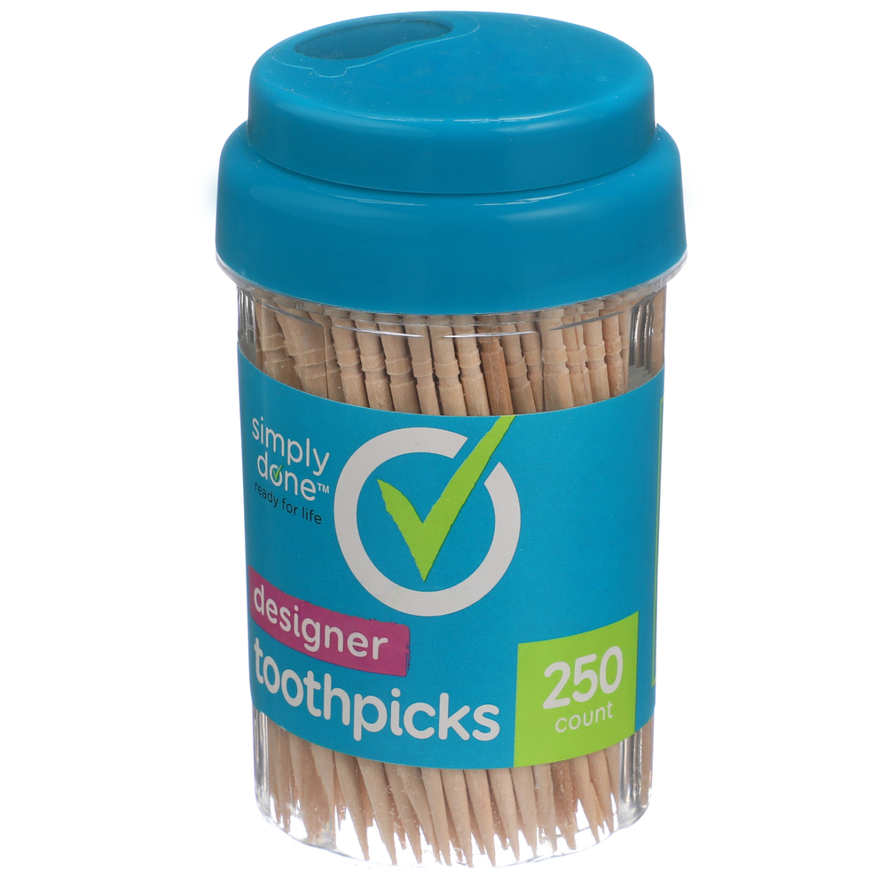 Simply Done Designer Toothpicks-Front-Right-Elevated