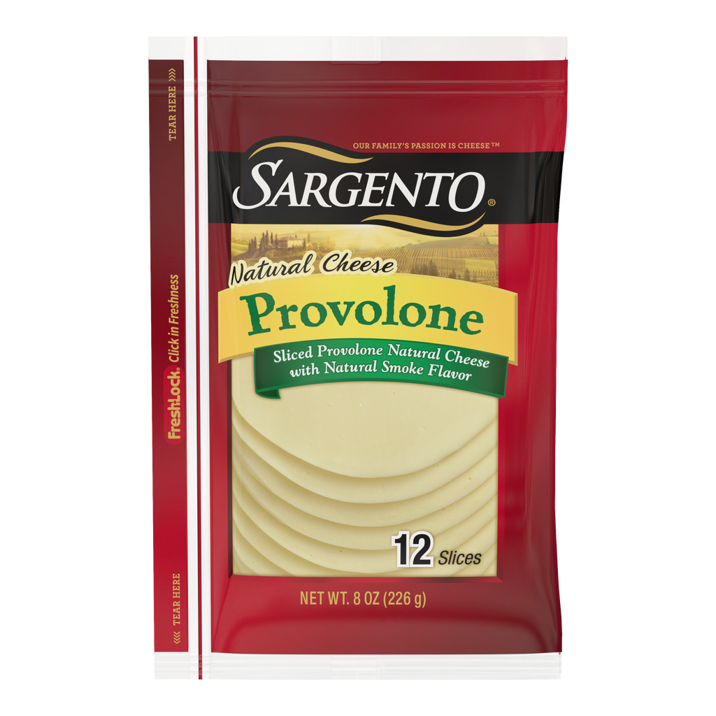Sargento Sliced Cheese, Natural, Provolone-Hero