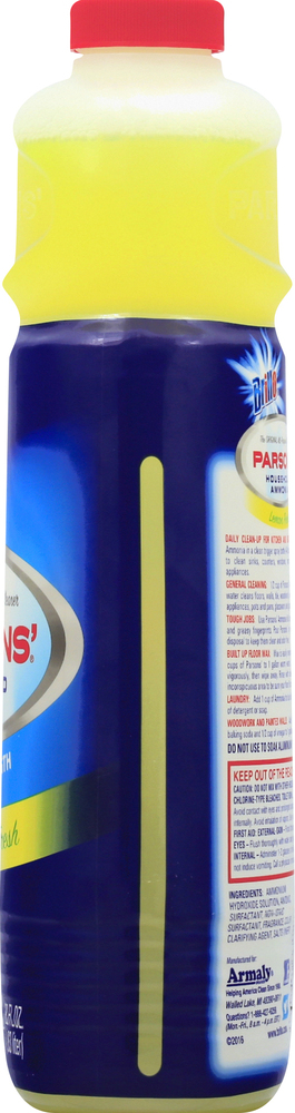 Brillo Parsons' Household Ammonia, Original Strength, Lemon Fresh ...