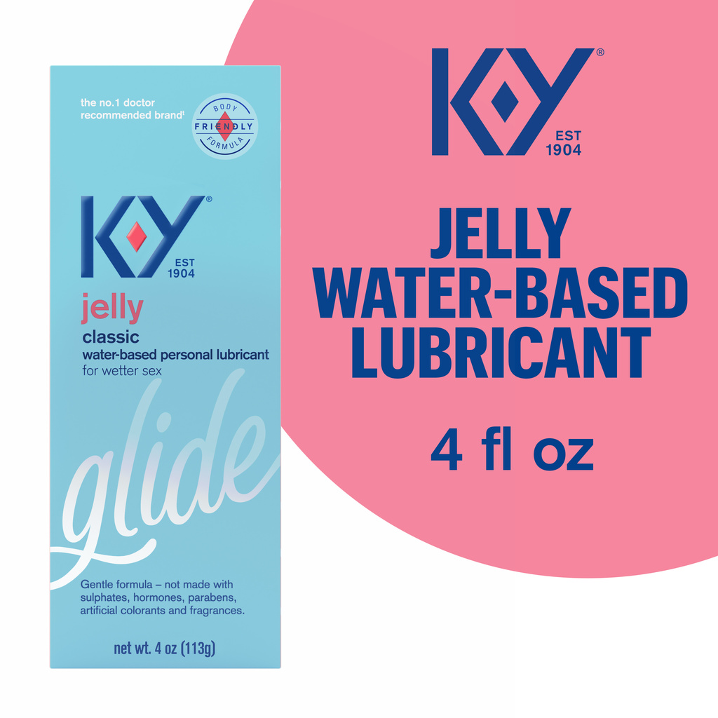 K-Y Glide Personal Lubricant, Classic, Jelly-Hero