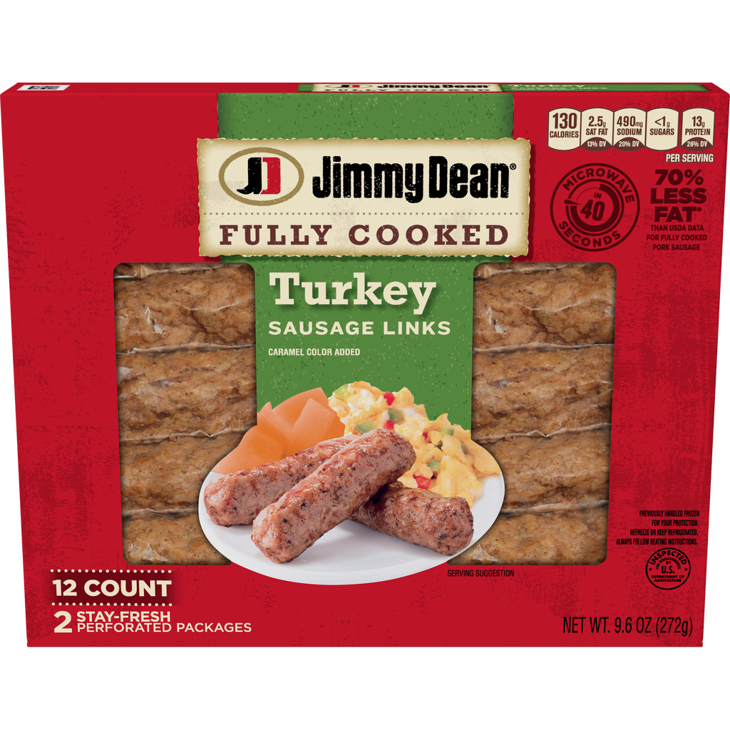 Jimmy Dean Jimmy Dean Fully Cooked Breakfast Turkey Sausage Links-Hero