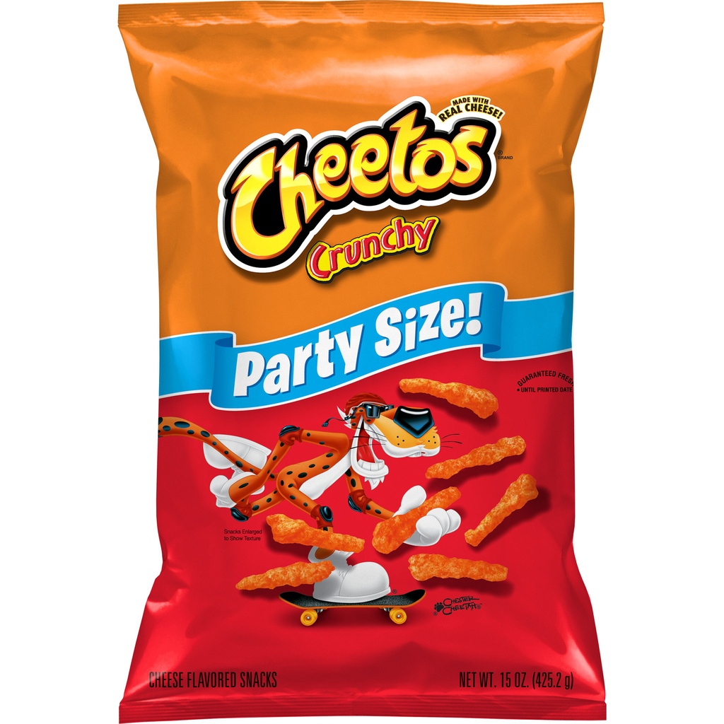 Cheetos Cheese Flavored Snacks, Crunchy, Party Size-Hero