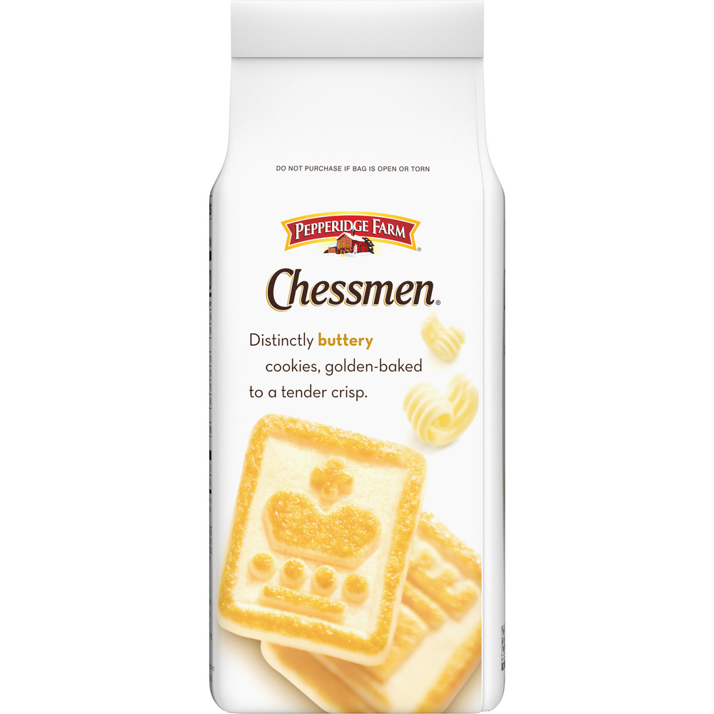 Pepperidge Farm® Chessmen® Chessmen Butter Cookies-Planogram-Back