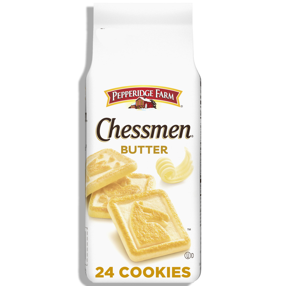 Pepperidge Farm Chessmen Cookies, Distinctive, Butter-Main